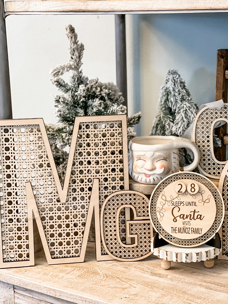 Rattan Alphabet Letter – Creative Work of Heart